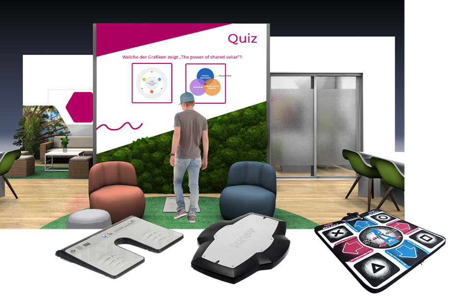Digital interactions at trade fair stands