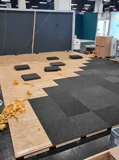 Field report: Construction of a modular exhibition stand